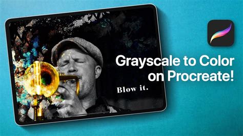 Procreate How To Colorize Grayscale Painting YouTube