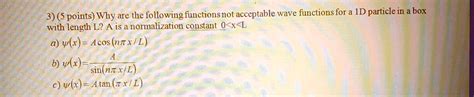 Solved3 S Points Why Are The Following Functionsnot Acceptable