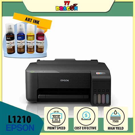 Epson L1210 L 1210 L 1210 Eco Tank Printer With Art Ink Replacement For