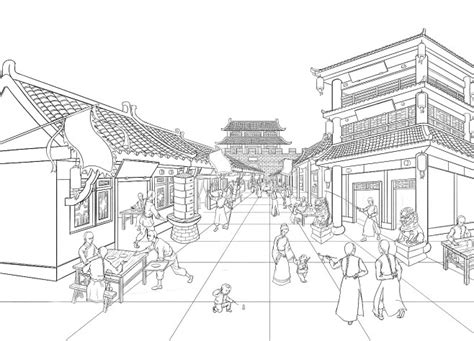 古镇简笔画的搜索结果 360图片