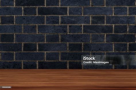 벽돌 벽 테이블 나무 보드 선반 제품 프리젠 테이션 템플릿 3d 0명에 대한 스톡 사진 및 기타 이미지 0명 3차원 형태 가구 Istock