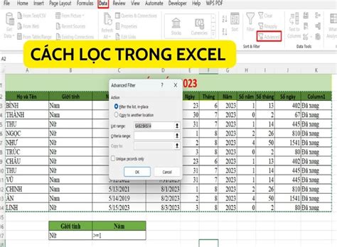 Cách Lọc Trong Excel Cực Nhanh Cho Dân Văn Phòng