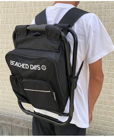 BEACHED DAYSビーチドデイズのBEACHED DAYS ビーチデイズCHAIR IN BAG チェア付き バックパック 保冷保温機能バックパック リュック WEAR
