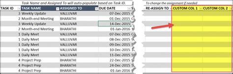 How To Use Custom Columns In Task Manager Excel Template