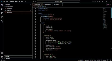 Neha Bairammagari On Linkedin Bharatintern Html Css Webdevelopment