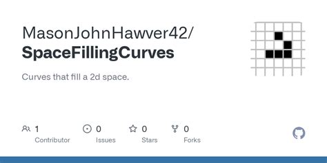 Github Masonjohnhawver42spacefillingcurves Curves That Fill A 2d Space
