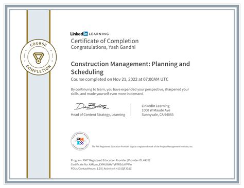 Yash Gandhi On Linkedin Certificate Of Completion