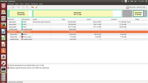 Partitioning Cant Add Space To My Ubuntu Partition Ask Ubuntu