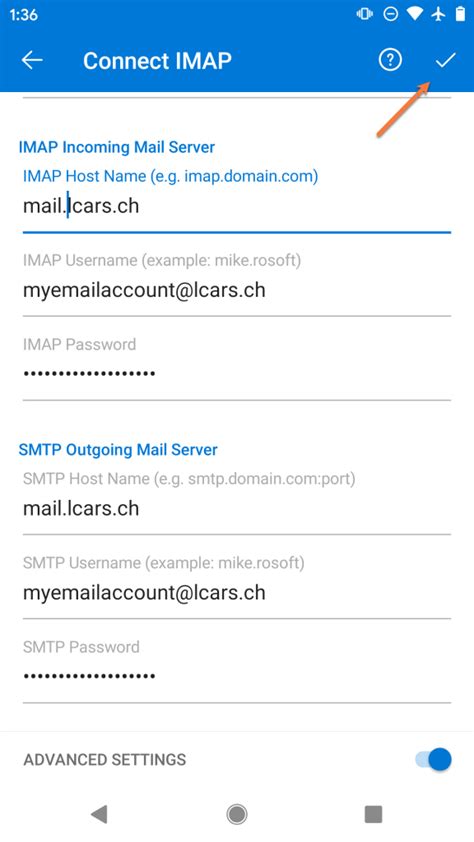 Outlook App Android Imap Port Settings Printable Forms Free Online