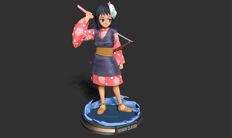 Makomo Demon Slayer Fanart 3d Model 3d Printable Cgtrader