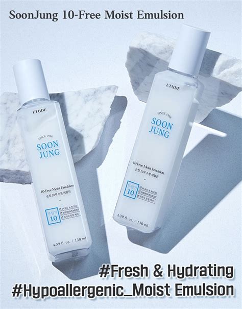 Etude House Soon Jung 10 Free Moist Emulsion - Sooni and Tommi