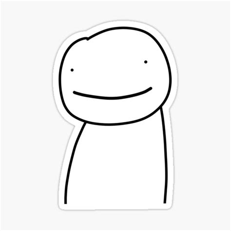 Dream Blob Doodle Sticker For Sale By Goldendaisyshop Redbubble