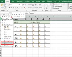 Create A Five Star Rating System In Microsoft Excel My Microsoft Office Tips