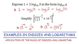 Waec Solved Examples On Indices And Logarithm Part 3 By Sterling Online