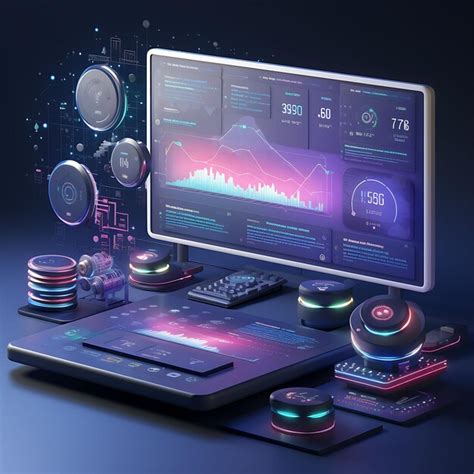 Premium Photo Web Dashboard Iot Internet Of Things Device Monitoring Device Connectivity