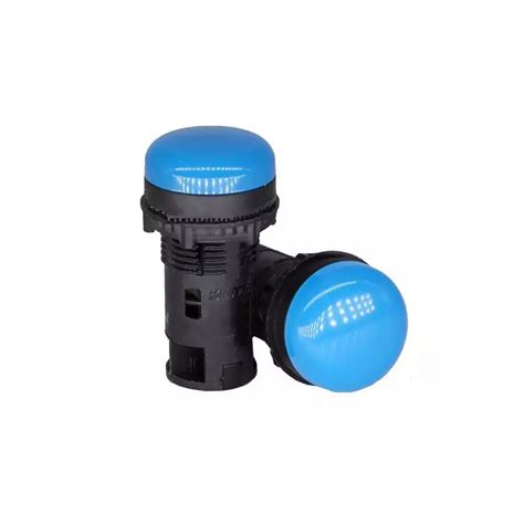 Buy Esbee Led Push Button Flush Head 22 5mm 110vac Blue Online At Best Prices Industrybuying