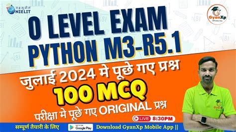 O Level Python Programming M3 R5 1 JULY 2024 Paper Solution O Level