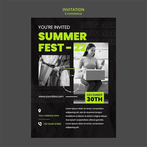 평면 디자인 전자 상거래 템플릿 무료 Psd 파일