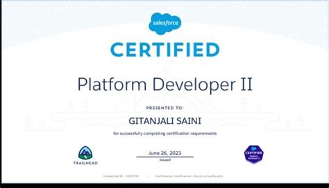 Salesforce Certification Developer Trailblazers