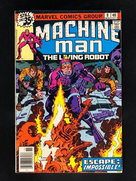 Machine Man 8 1978 Comic Books Bronze Age Marvel Machine Man