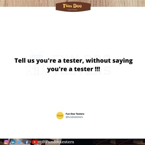 Fun Doo Testers Posted On Linkedin