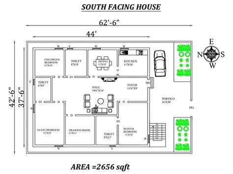 South Facing House Plans According To Vastu Shastra Plansmanage