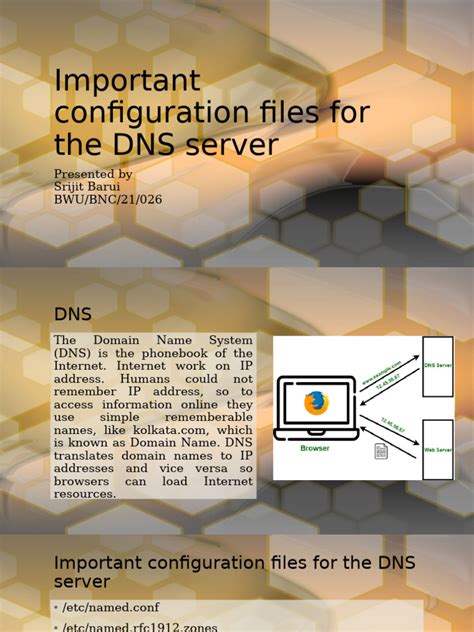 Important Configuration Files For The Dns Server Pdf