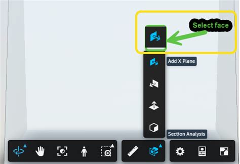 acc viewer section analysis face selection autodesk community