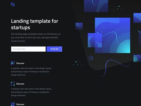 landing page template 40 free html landing page templates dev community