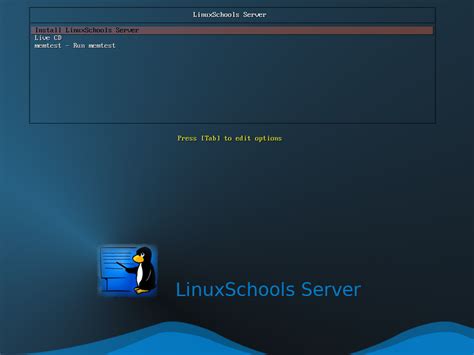 Installing Linux Schools Documentation