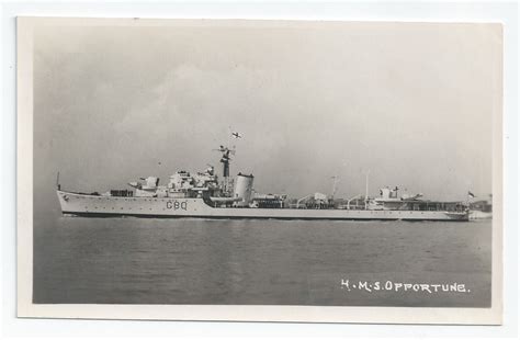 Royal Navy O And P Class Destroyer Postcards
