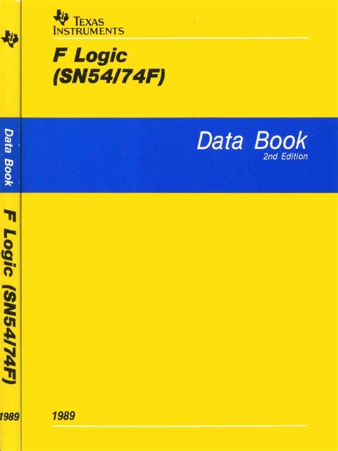 1989 Ti F Logic Data Book 2ed Pdf Logic Gate Electronic Circuits