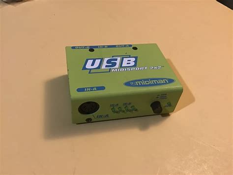 Usb Midi Interface—midiman Midisport 2x2 Green Reverb