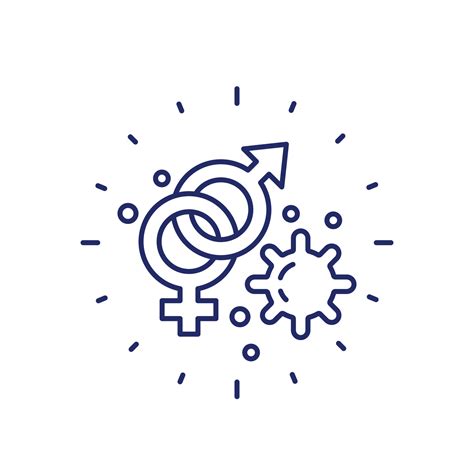 Sexual Transmitted Disease Std Line Icon 11549820 Vector Art At Vecteezy