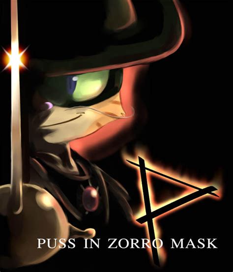 Puss In Zorro Mask By Aun61 On Deviantart