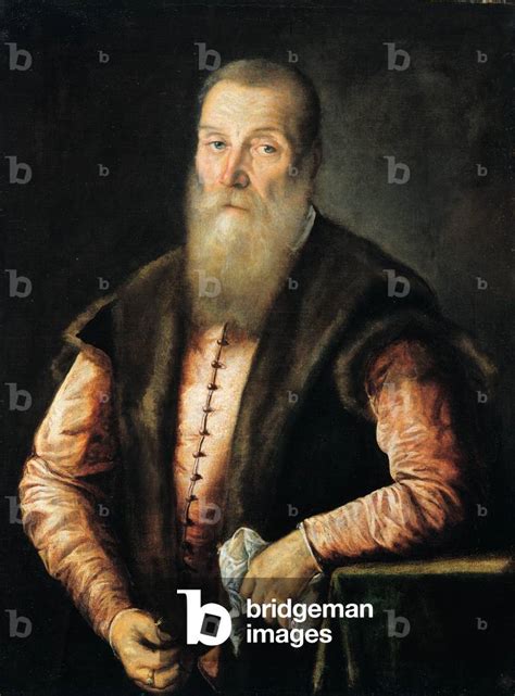Image Of Portrait Of A Bearded Man 1560 Oil On Canvas By Titian