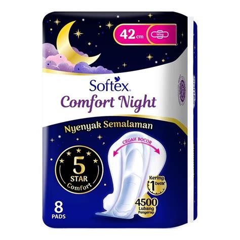 Softex Softex Comfort Night 42cm 8s Watsons Indonesia
