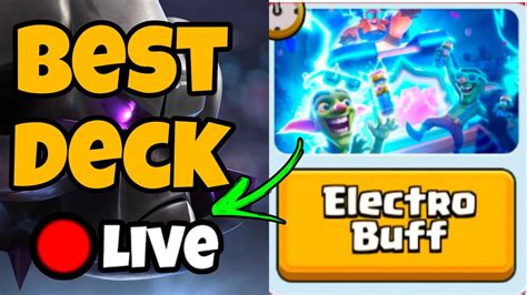 How To Win The Electro Buff Challenge Electro Buff Deck Electro