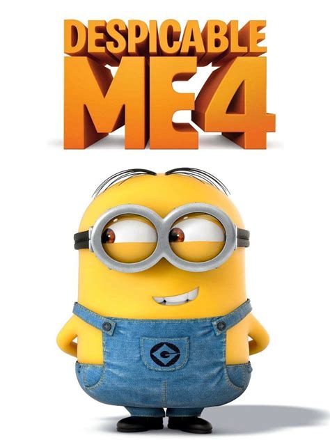 Despicable Me 4 Paper Poster Despicable Despicable Me Animated Movies