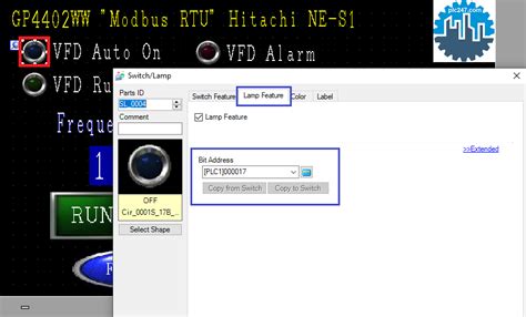 Proface HMI Modbus RTU Hitachi NE S1 Tutorial Plc247 Com