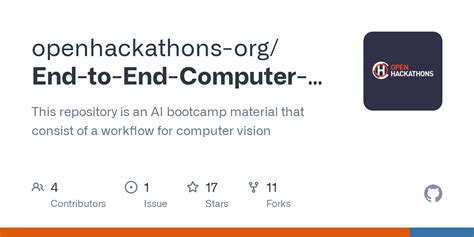End To End Computer Visionreadmemd At Main · Openhackathons Orgend