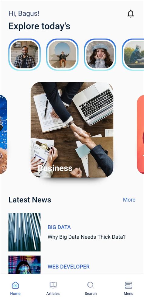 Blog Club Ui With Flutter