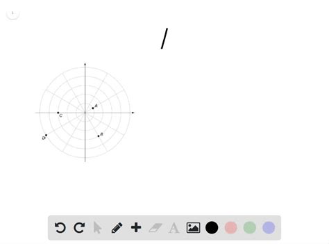 Solvedconsider The Polar Graph Below Give Two Sets Of Polar