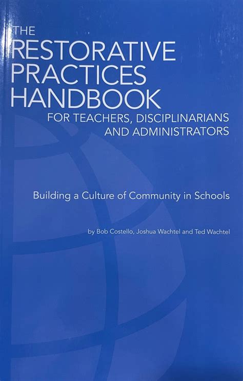 The Restorative Practices Handbook Lccs