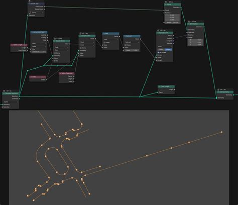 Sample Curve Geometry Nodes Multiple Splines Modeling Blender