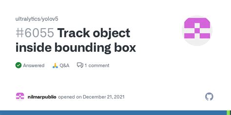 Track Object Inside Bounding Box · Ultralytics Yolov5 · Discussion