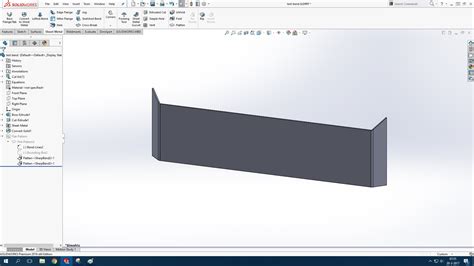 Flat Pattern Problem In Solidworks 2016 Grabcad Questions
