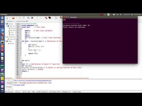 Factorial In CPP Using Class PostNetwork Academy