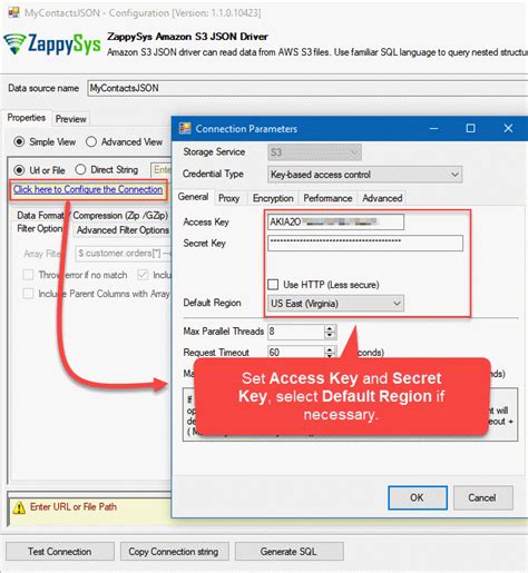 Import Amazon S Files Into SQL Server CSV JSON XML Driver ZappySys Blog