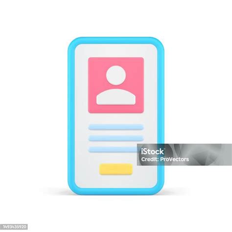 휴대 전화 사용자 홈페이지 인증 화면 페이지 계정 3d 아이콘 현실적인 벡터 그림 3차원 형태에 대한 스톡 벡터 아트 및 기타 이미지 3차원 형태 가상현실 개성 개념